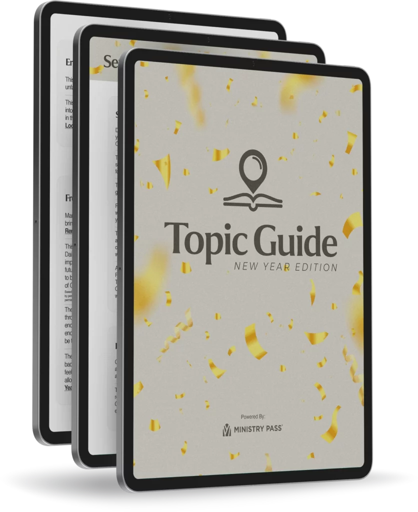New Year Topic Guide - Ministry Pass